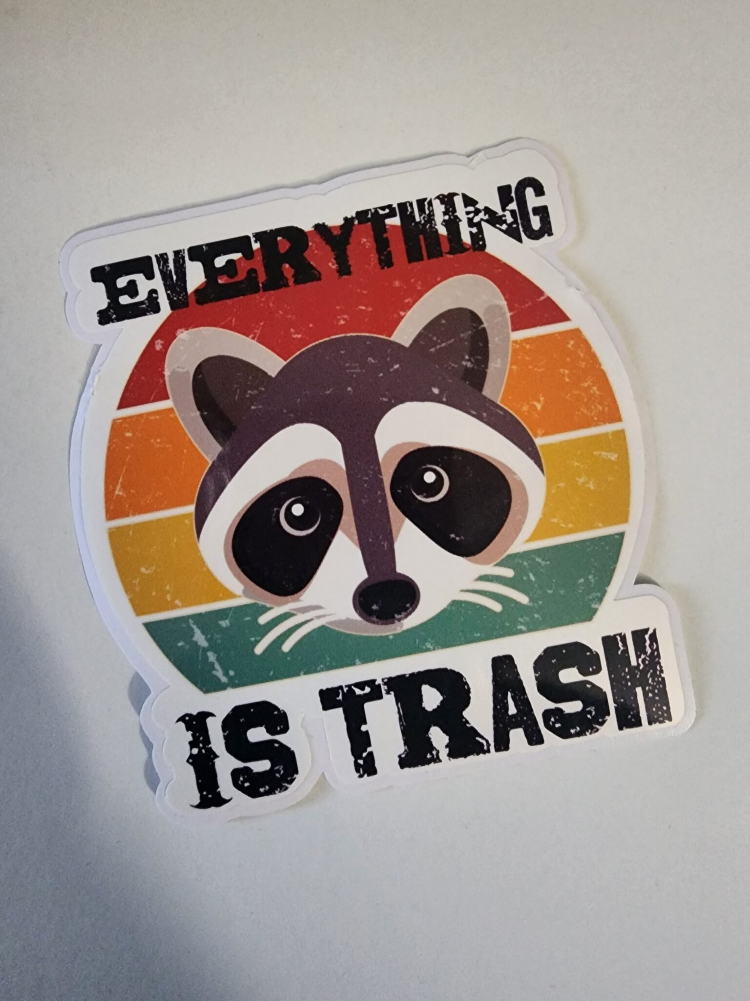Everything Is Trash Sticker – Bowology Designs